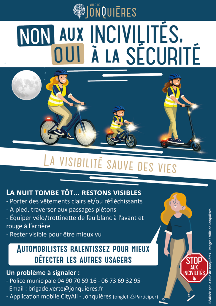 Non aux incivilités, oui à la sécurité – Jonquières